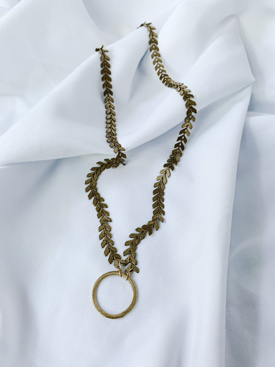 Chevron Chain Every Day Necklace – filigreecharleston